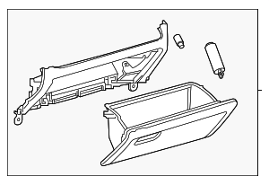 2019-2021 Toyota Glove Box Assembly 55303-0R060-C0 | OEM Parts Online