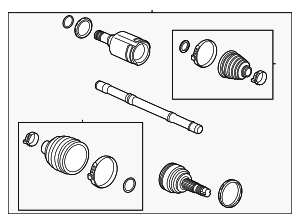 2020-2025 GM Axle Assembly 60007212 GM | GMPartsDirect.com