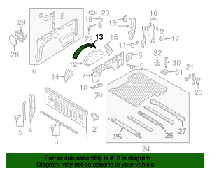 Outer Wheelhouse - Ford (FL3Z-9927894-A) | TascaParts