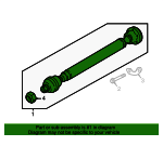 Genuine OEM Drive Shaft Part# LR082562 Fits 2013-2023 Land Rover: Up To ...