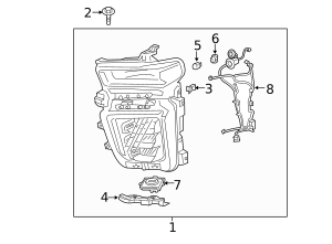 87818248 - Headlamp 2020-2023 Chevrolet | Chevrolet Parts Direct