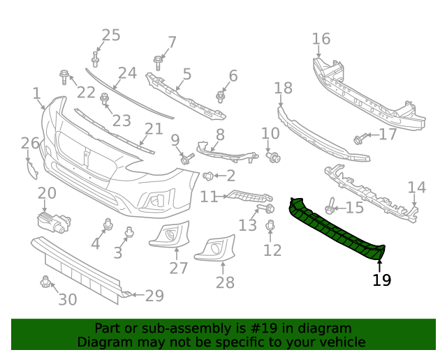 2018-2020 Subaru Crosstrek OEM NEW 2018-2019 Subaru Crosstrek Energy ...