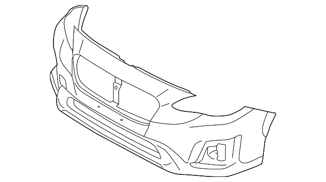 2021-2023 Subaru Crosstrek Bumper Cover 57704FL030 | OEM Parts Online
