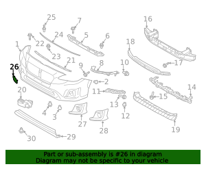 2018-2020 Subaru Crosstrek Tow Eye Cap 57731FL130 | Subaru Parts Store