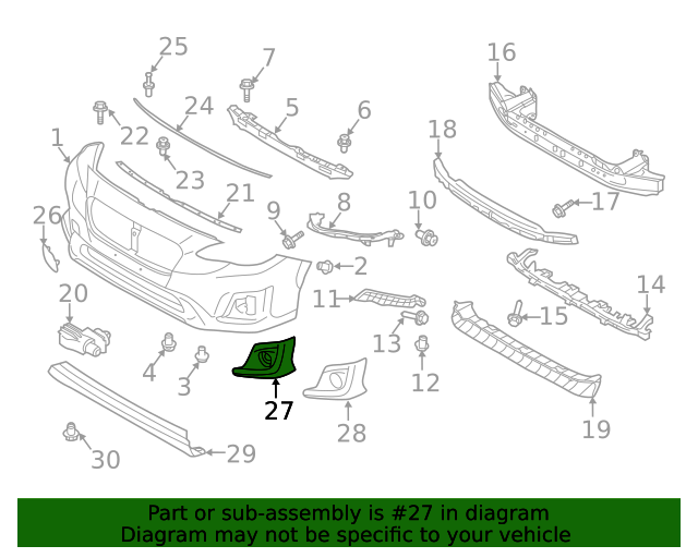 57731FL850 - Trim Cover 2021-2023 Subaru Crosstrek | Subaru Direct ...