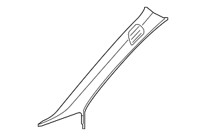 2019-2024 Audi Windshield Pillar Trim 4K0-867-233-D-3GX | TascaParts.com