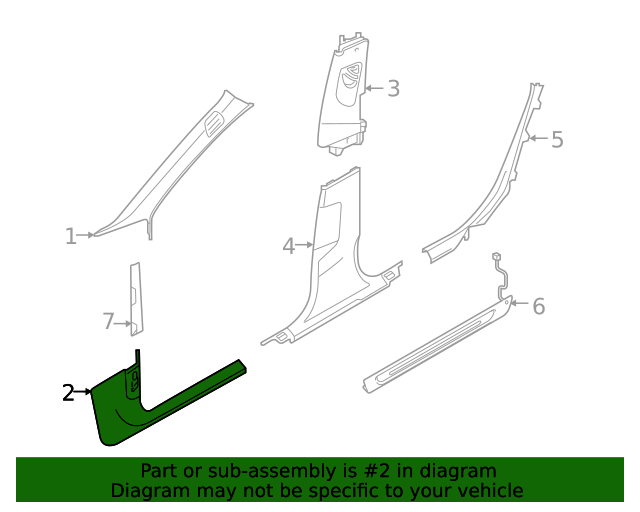 2019-2023 Audi Cowl Trim 4K1-867-271-1LX | Genuine Audi Parts