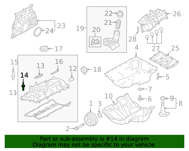 Genuine BMW 11-12-9-454-322 | Valve Cover Screw | FREE Shipping on Most ...