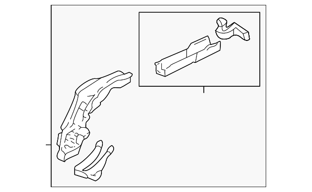1999-2005 GM Rail Assembly 12335386 | GMPartsDirect.com