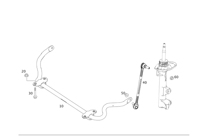 Rod - Part #204-320-07-89-64 | Mercedes Parts Center