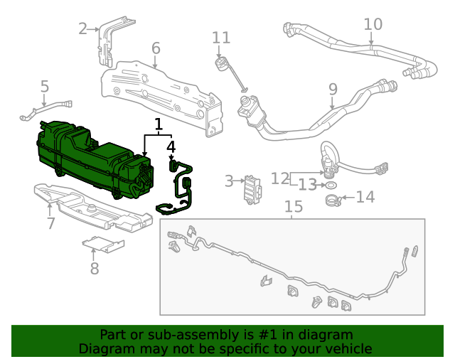 2023 GM Emission Reduction Fluid Tank 86784913 | TascaParts.com