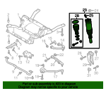 2013-2017 Land Rover Range Rover Strut Assembly LR087081 | OEM Parts Online