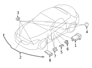 Genuine BMW 65-77-6-830-604 | Sensor | FREE Shipping on Most Orders ...
