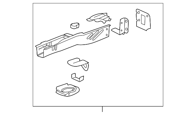23484642 - Driver Side Underbody Rear Side Rail 2010-2017 GM | Gateway ...