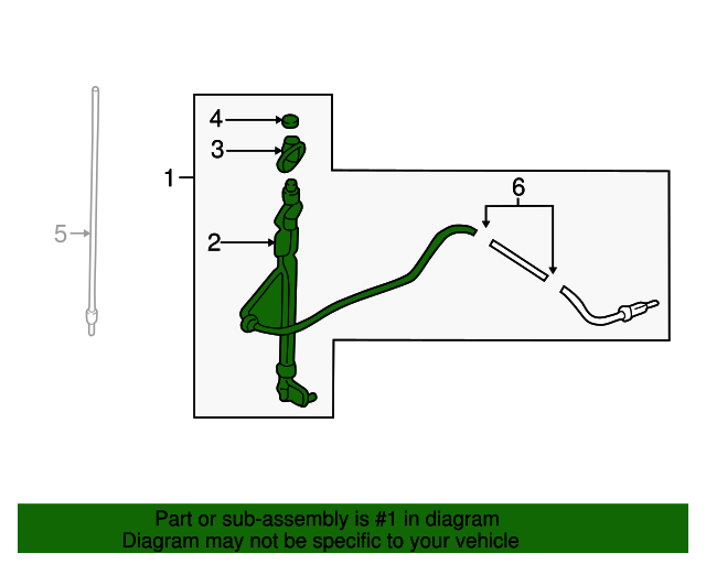86300-AF020 - Antenna Assembly, With Holder - 2002-2006 Toyota | OEM ...