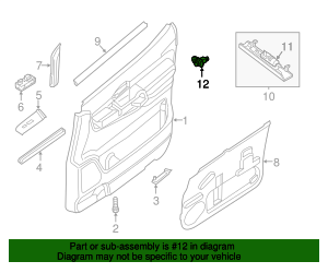 2000-2024 Nissan Door Ajar Switch 25360-AD000 | My Nissan Part