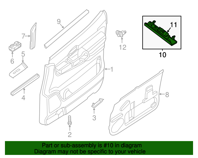 26420-3NU0A - Courtesy Lamp 2002-2021 Nissan | Nissan Parts ...