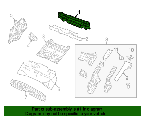 2014-2020 Jeep Cherokee Rear Body Panel 68223598AA | TascaParts.com