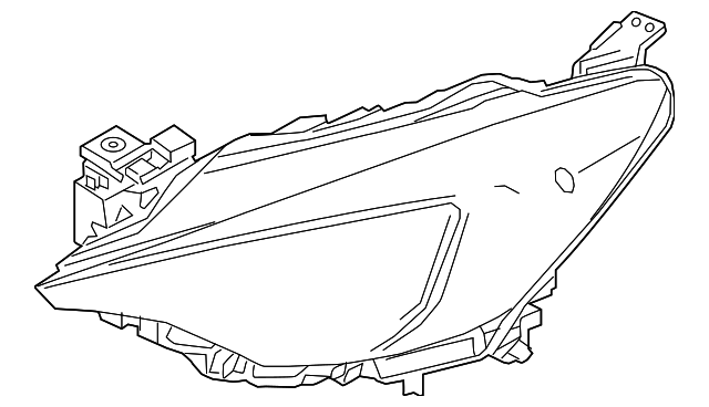 2019-2020 Toyota Yaris Composite Headlamp Left 81185-WB003 | Toyota OEM ...