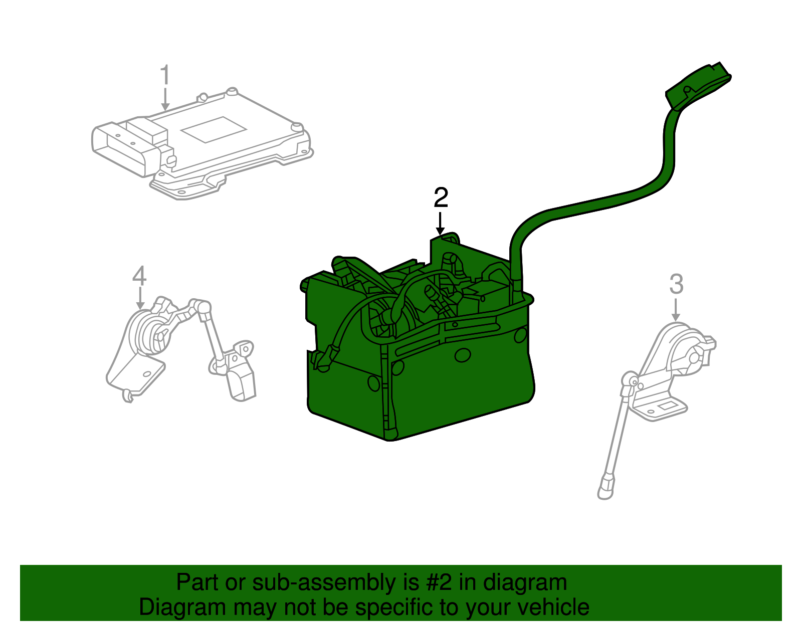 2015-2020 GM Air Suspension Compressor 23316154 GM | GMPartsDirect.com