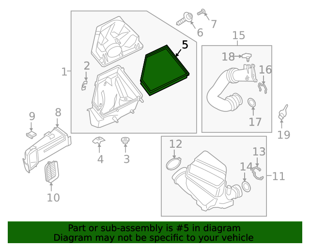 13718580428 - 2019-2023 BMW Air Filter (13-71-8-580-428) | BMW of South ...