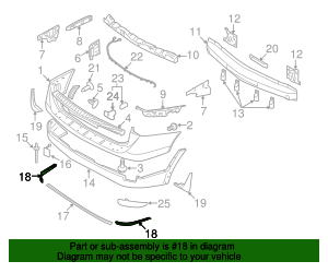 2007-2012 Hyundai Veracruz Lower Molding 86623-3J000 | QuirkParts