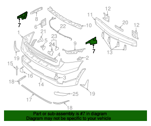 2007-2012 Hyundai Veracruz Lower Bracket 86617-3J000 | QuirkParts