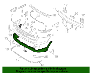 2007-2012 Hyundai Veracruz Lower Cover 86612-3J000 | OEM Parts Online