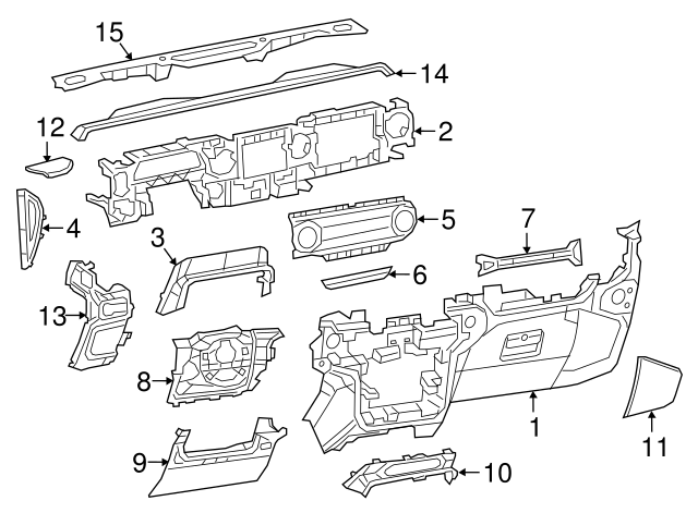 2018-2021 Jeep Closure Panel 6LJ27TX7AD | TascaParts.com