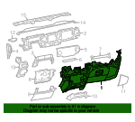 6CA91TX7AH - Instrument Panel - 2018-2021 Jeep | Mopar Parts Canada