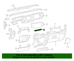 2018-2021 Jeep Closure Panel 6LJ27TX7AD | TascaParts.com