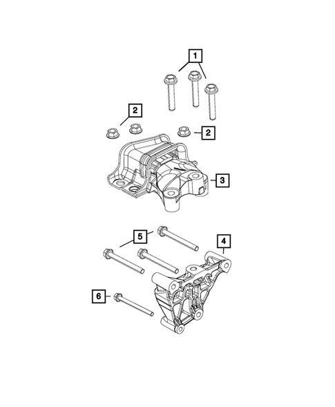 Engine Mounting for 2023 Ram ProMaster 2500 | Mopar eStore