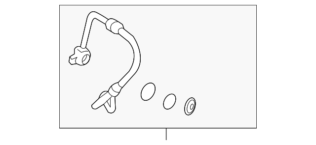 Rear AC Hose - Volvo (31390897) | TascaParts.com