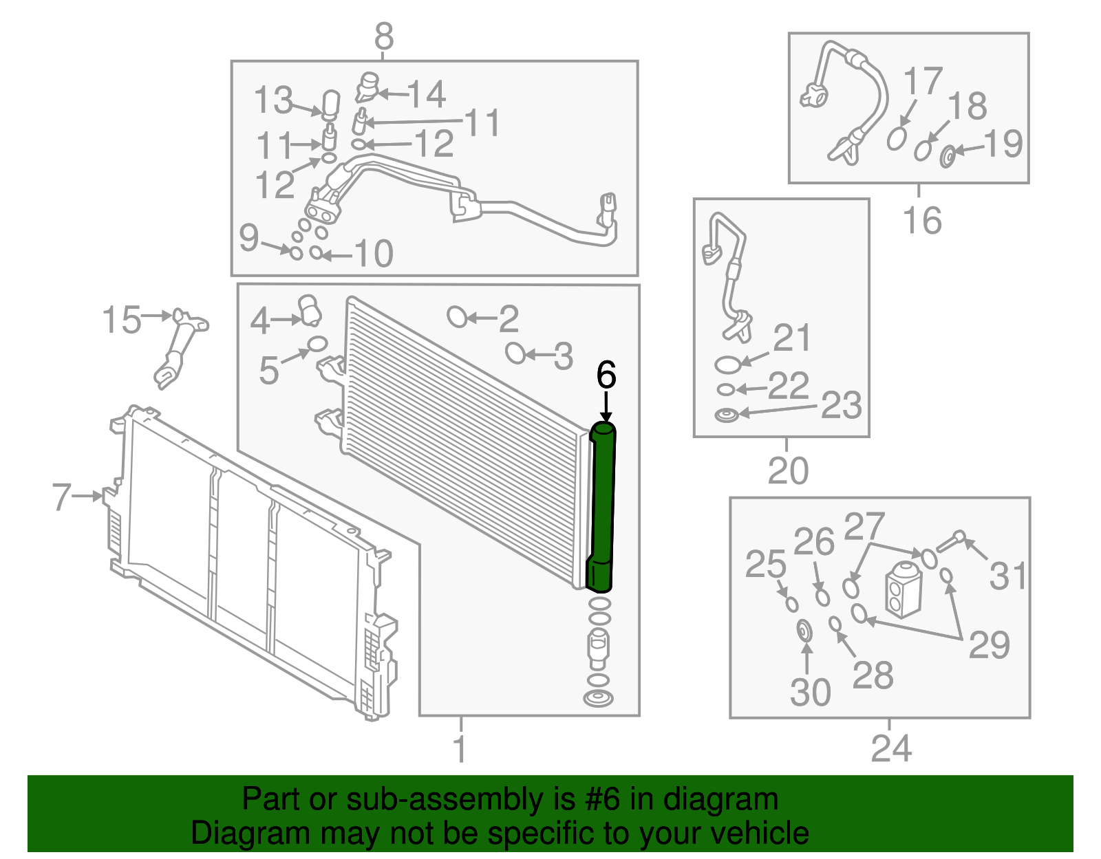 32339874 - Dehydrator 2016-2025 Volvo XC90 | AutoNation Parts