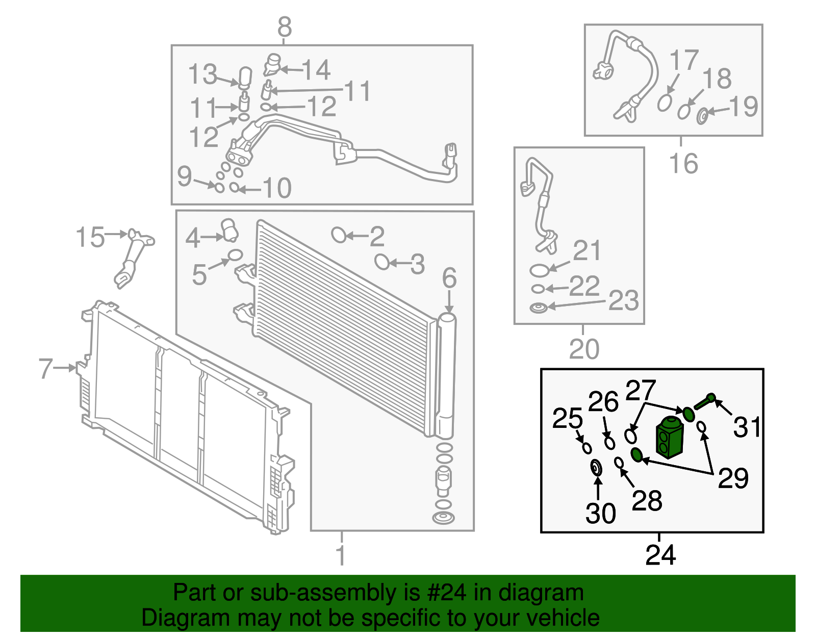 2016-2025 Volvo Expansion Valve 32260835 | TascaParts.com