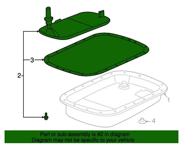 24117571235 - 2004-2015 BMW Transmission Pan Gasket (24-11-7-571-235 ...