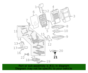 2021-2024 GM Rear Passenger Side Seat Heater Control Module 85608072 ...