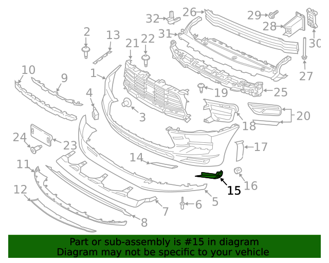 2019-2021 Porsche Macan Lower Molding 95B-807-823-A-1E0 | Sunset ...