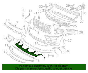 2019-2021 Porsche Macan Skid Plate 95B-805-842-1E0 | Porsche Marin