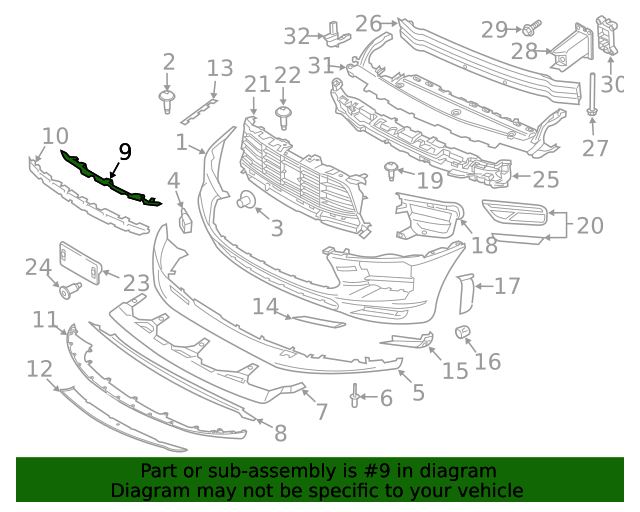 2019-2021 Porsche Macan Upper Guide 95B-805-647-A-1E0 | XportAuto