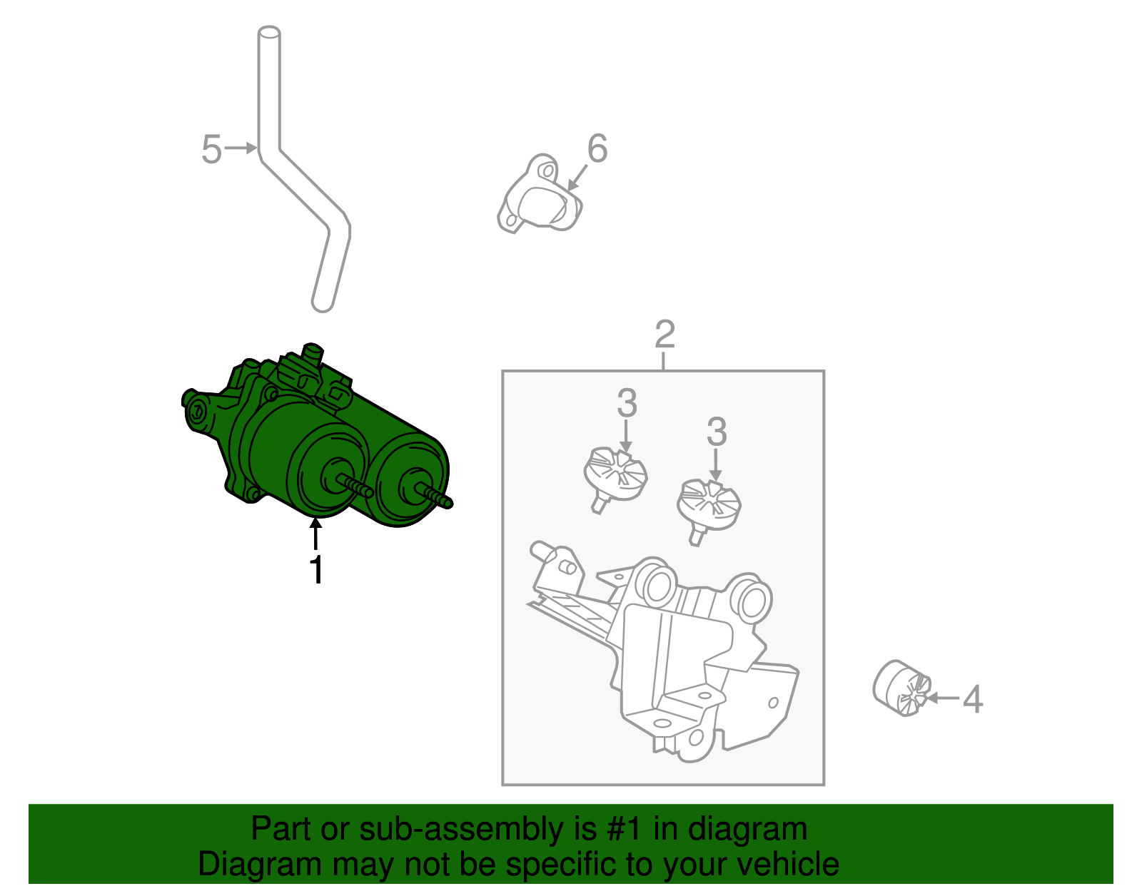 Genuine Toyota Actuator Assembly part# 47070-52020 for 2012-2019 Toyota ...