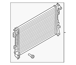 RAD-172 - High-Quality Motorcraft™ Radiator for 2013-2019 Ford ...