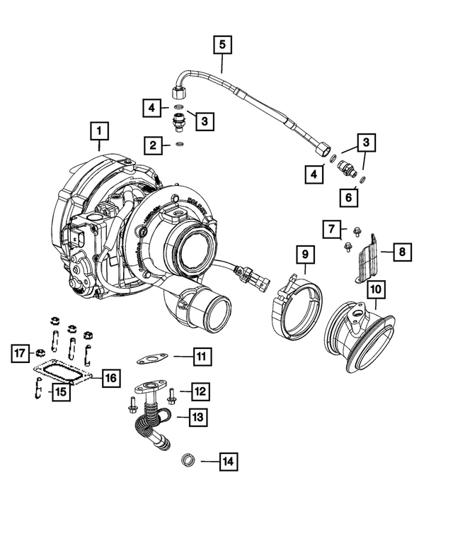 2019-2023 Ram Clamp 68450996AA | Mopar Estores