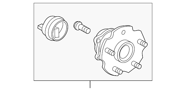 2006-2018 Toyota Hub Assembly 42450-0R010 | Toyota Parts Center