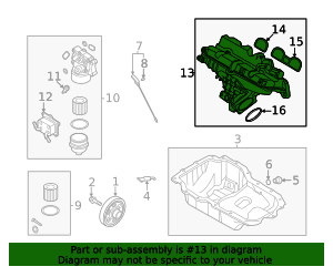 Genuine Intake Manifold for 2021-2022 Hyundai | Part# 28310-2M900 ...