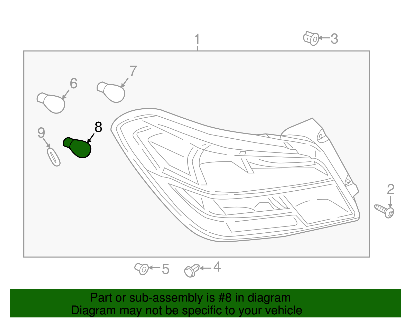 1997-2024 Mitsubishi Bulb MS820046 | Mitsubishi Parts Warehouse