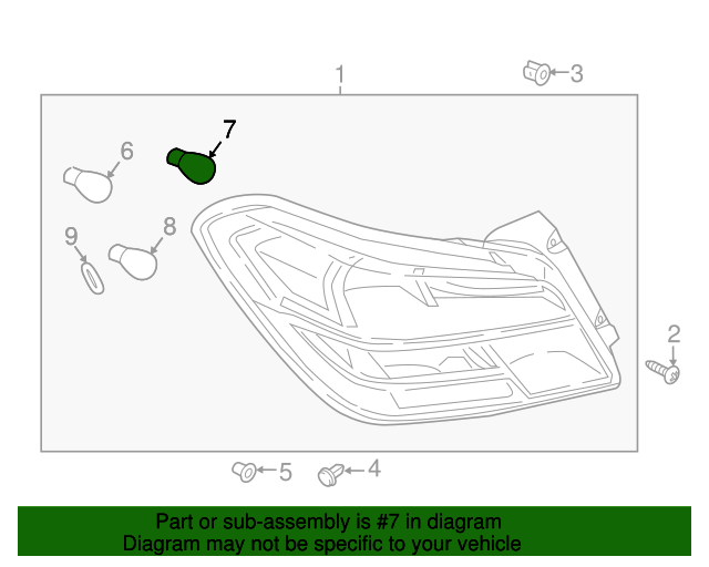 1997-2022 Mitsubishi Bulb MS820040 | Mitsubishi Parts Central