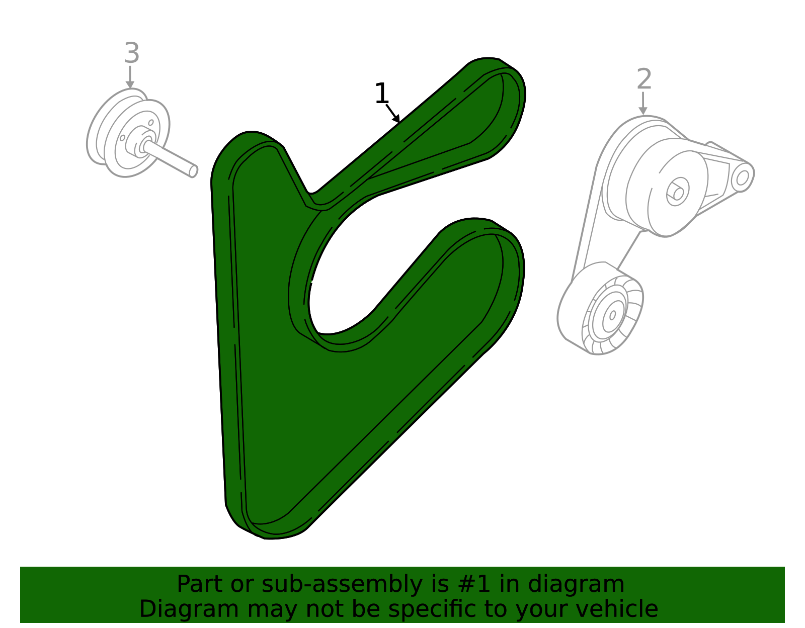 2016-2025 Kia Serpentine Belt 25212-2E310 | Retail Performance Auto Parts