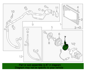 2014-2018 Kia Clutch Coil 97641 A5100 | OEM Parts Online