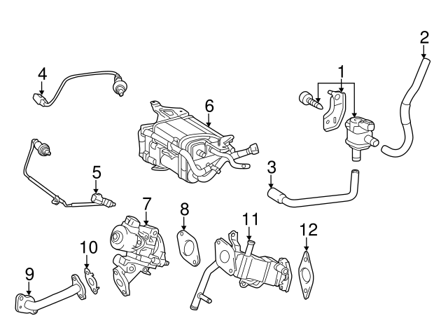 25601-37010 - Egr Cooler 2011-2017 Lexus CT200h | Lexus Parts Outlet